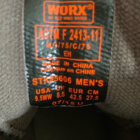 Red Wing Shoes | Shoes | Worx By Red Wing Mens Work Boot | Poshmark